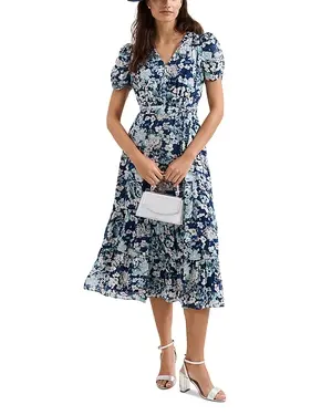 PHASE EIGHT Azalea Floral Midi Dress