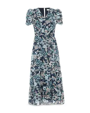 PHASE EIGHT Azalea Floral Midi Dress