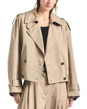 Derek Lam 10 Crosby Emilio Cropped Trench Coat