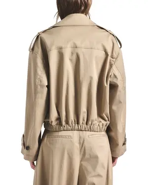 Derek Lam 10 Crosby Emilio Cropped Trench Coat