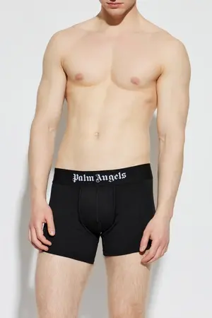 Palm Angels Three-pack Of Boxers With Logo