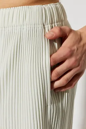 Issey Miyake Pleated Trousers - Light Blue
