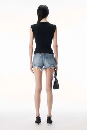 Alexander Wang Twisted Bust Layered Tank