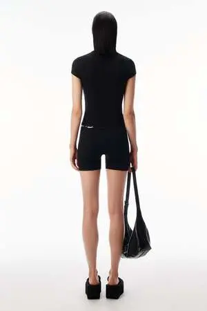 Alexander Wang Logo Print Fitted Tee
