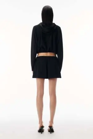 Alexander Wang Mid-rise Pleated Shorts