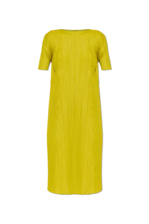 Issey Miyake Midi Pleated Dress