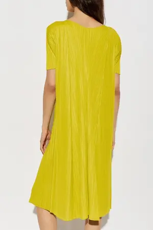 Issey Miyake Midi Pleated Dress