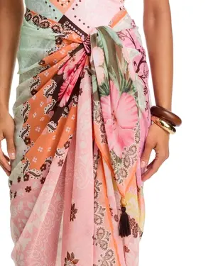 Agua Bendita Aqua X Marine Pareo Cover Up Exclusive