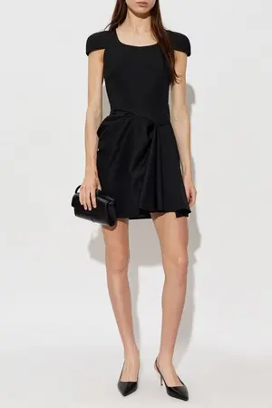 Alexander McQueen Draped Mini Dress