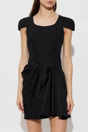Alexander McQueen Draped Mini Dress