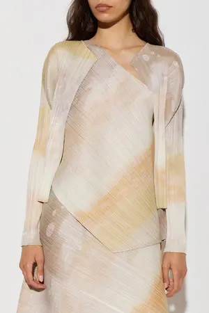 Issey Miyake Pleated Cardigan