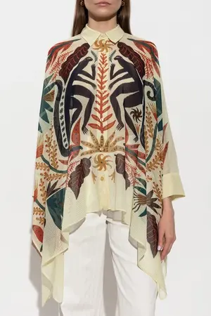 Etro Asymmetrical Printed Shirt