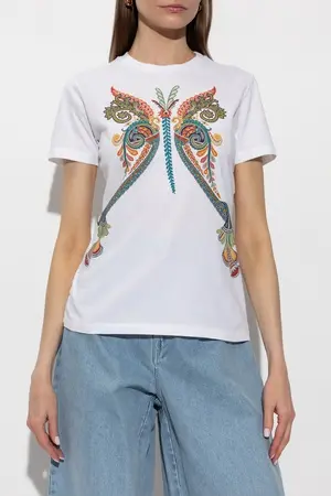 Etro Printed Cotton T-shirt