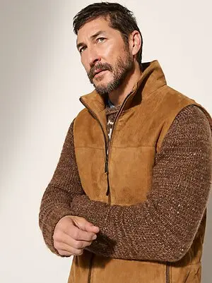Overland Cliff Suede Leather Vest