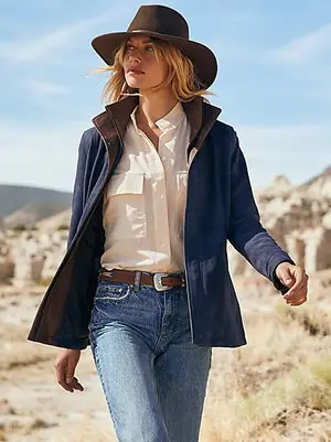 Overland Rory Distressed English Leather Jacket - Lake/rustic