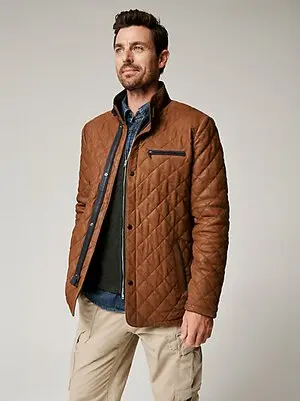 Overland Christopher Quilted Leather Jacket
