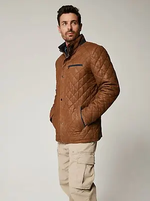 Overland Christopher Quilted Leather Jacket