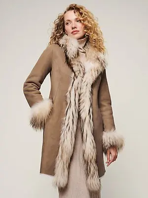 Overland Chantal Reversible Sheepskin Coat