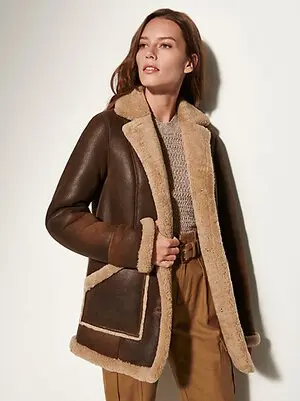 Overland Marleigh Sheepskin Coat - Rust
