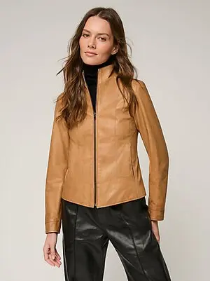 Overland Melissa Lambskin Leather Jacket