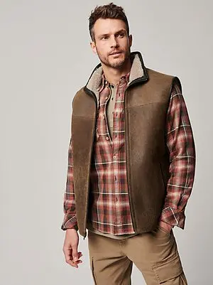 Overland Ranger Sheepskin Vest - Boulder