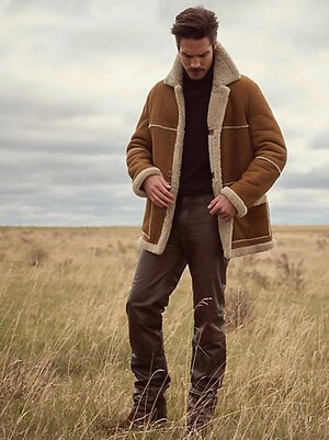 Overland Maverick Sheepskin Rancher Coat