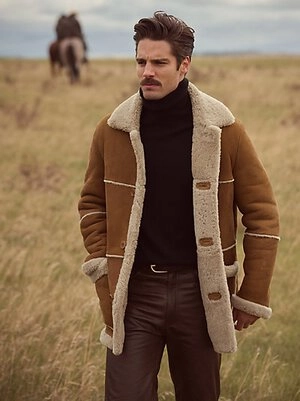 Overland Maverick Sheepskin Rancher Coat
