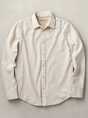 Overland Bastrop Cotton Dobby Shirt - Cloud