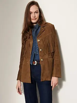 Overland Ashley Suede Leather Blazer