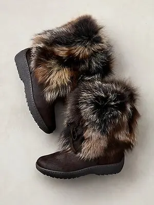 Overland S Volpe Fur Boots Matilda