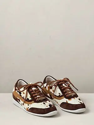 Overland Kenslie Cowhide And Leather Sneakers