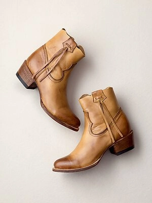 Overland Carly Leather Cowboy Boots