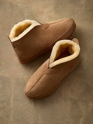 Overland S Leo Soft-sole Sheepskin Slippers - Stoney Tip