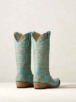 Overland Florence Leather Cowboy Boots