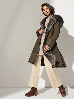 BOS & CO Mustang Shearling-lined Water-resistant Leather Boots