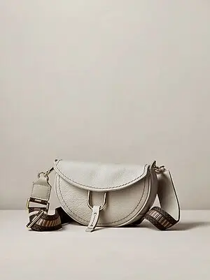 Overland Sol Italian Leather Shoulder Bag - Moonlight