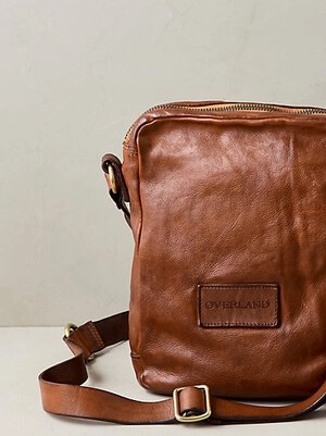 Overland Explorer Italian Leather Messenger Bag