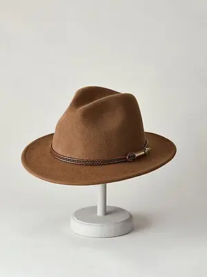 Overland Charter Packable Wool Felt Safari Hat - Pecan