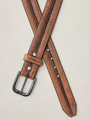 Overland Big Timber Bison Leather Belt