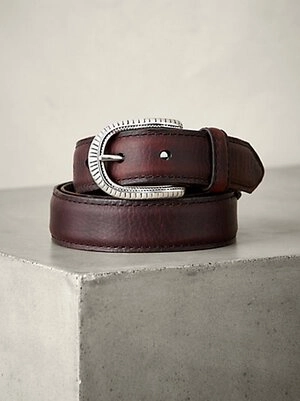 Overland Leather Belt - Brandy