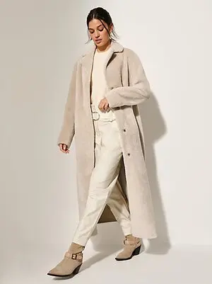 Overland Yvette Shearling Sheepskin Coat