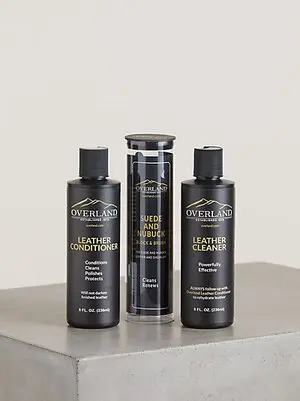 Overland Leather And Suede Care Set - Assorted
