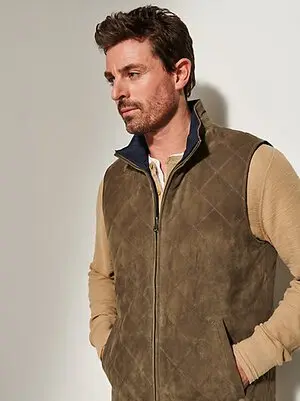 Overland Cole Reversible Suede Leather Vest