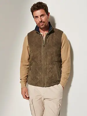 Overland Cole Reversible Suede Leather Vest