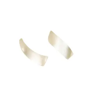 EUNOÉ Wave Sculptural -plated Brass Earrings - Silver