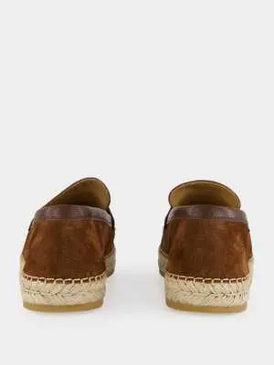 Valentino Garavani Palm Avenue Suede Loafers - Brown