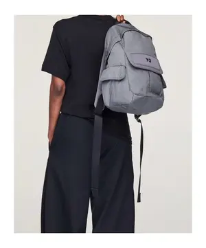 Y3 Logo Pocket Backpack
