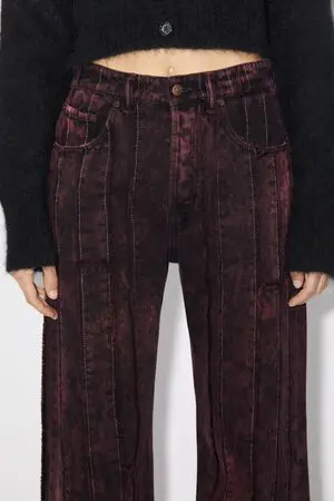 Acne Studios Stitched Striped Wide-leg Trousers