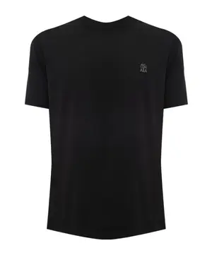 Brunello Cucinelli Logo-embroidered T-shirt
