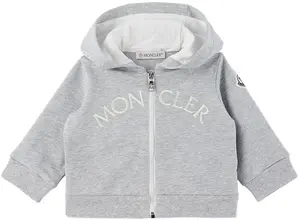 Moncler Embroidered Logo Track Jacket